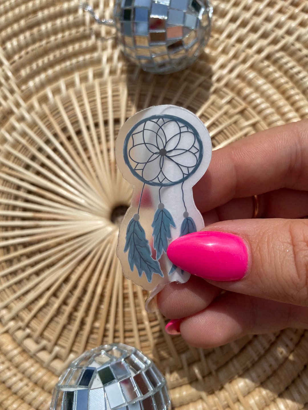 CLEAR Dream Catcher Sticker || Boho Sticker || Die-cut Stickers ...