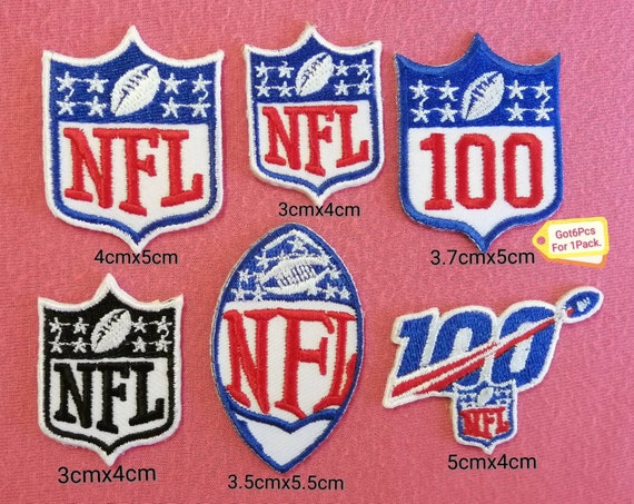 NFL Football Small size 6Pcs.Logo Patches for Iron on and | Etsy