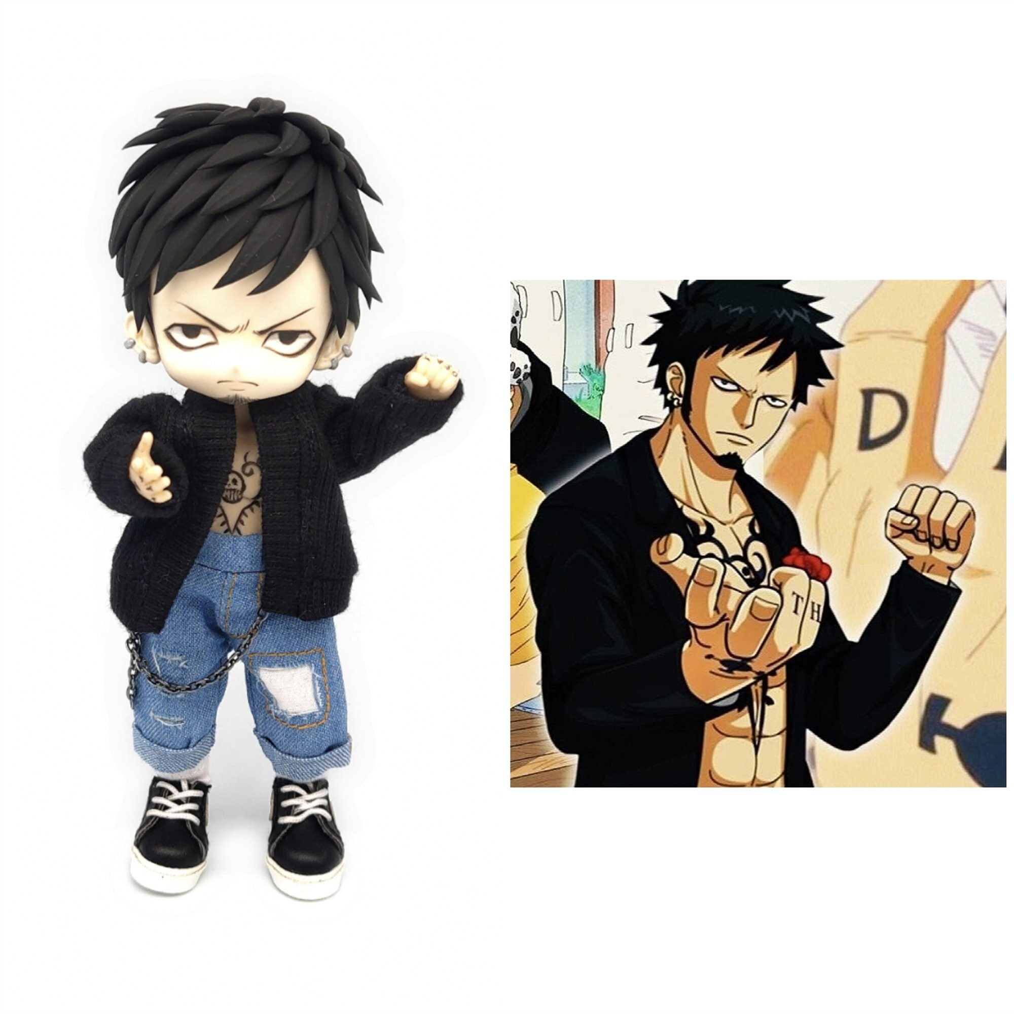 Custom Chibi Doll: Hand-drawn Tattoos, Obitsu 11 Body - Etsy