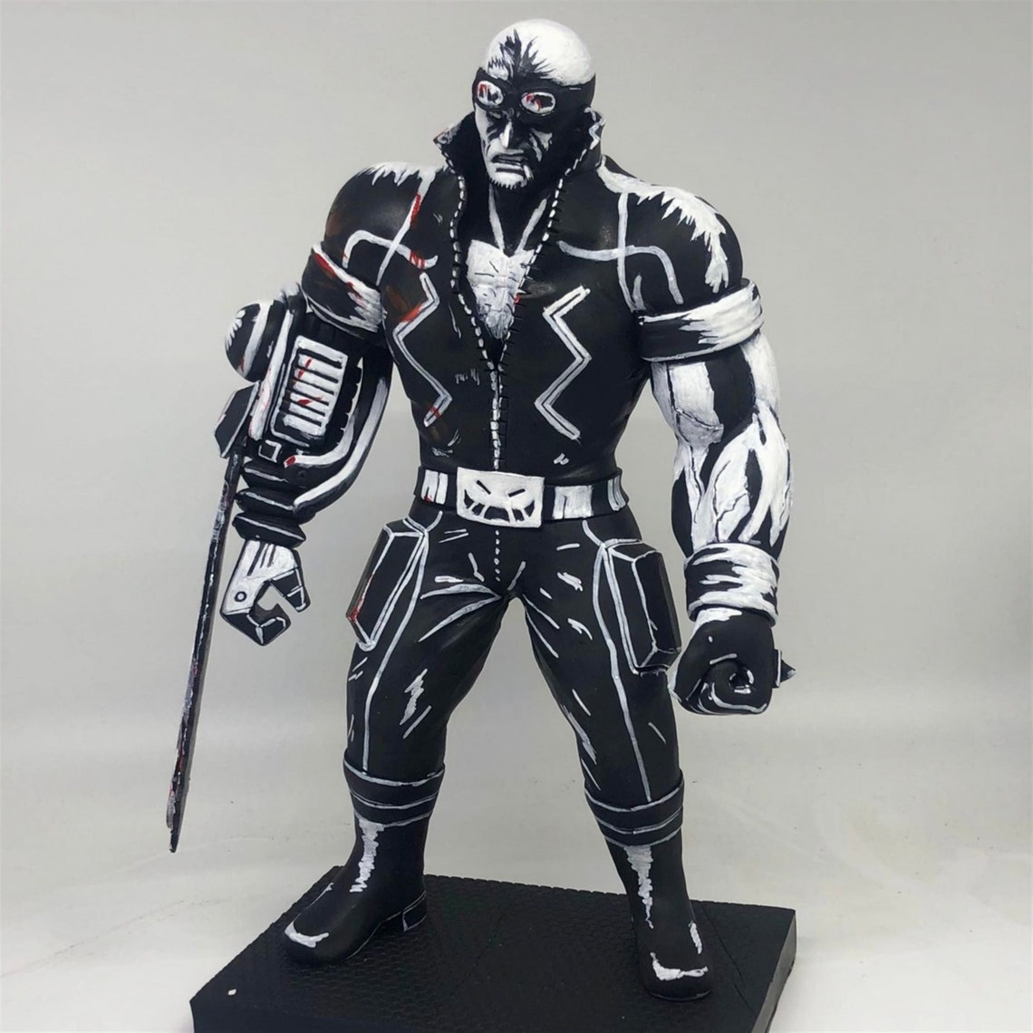 Unique Build Black White Pencil Drawing Style 1/7 Statue, Hand Made ...