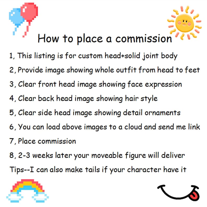 Handmade Head for FFXIV OC Character With Figma Joint - Etsy