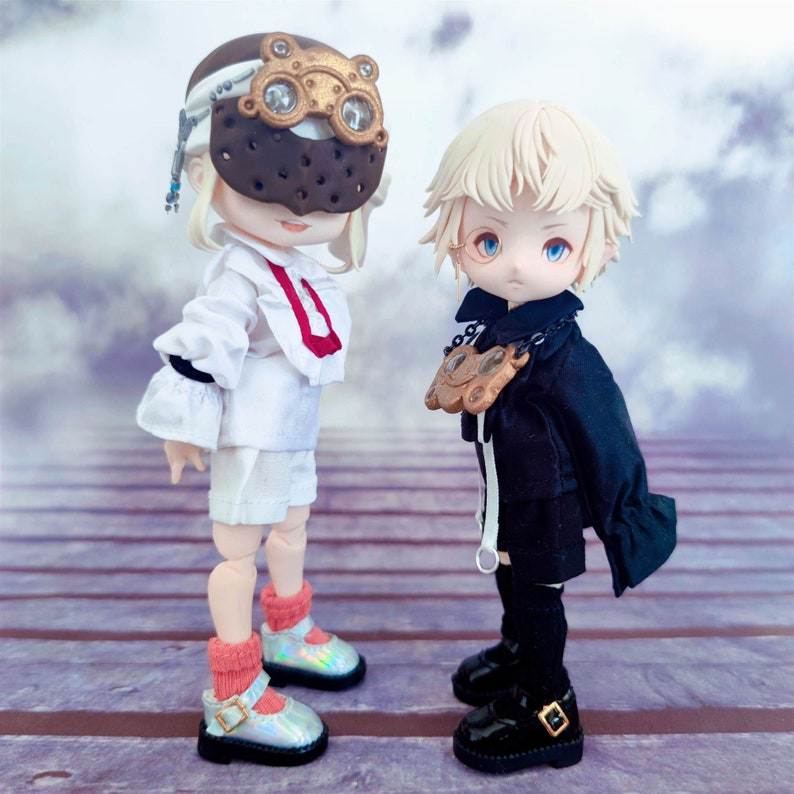 Papalymo and Yda Meets in Heaven FFXIV Ob11 Doll Version. - Etsy