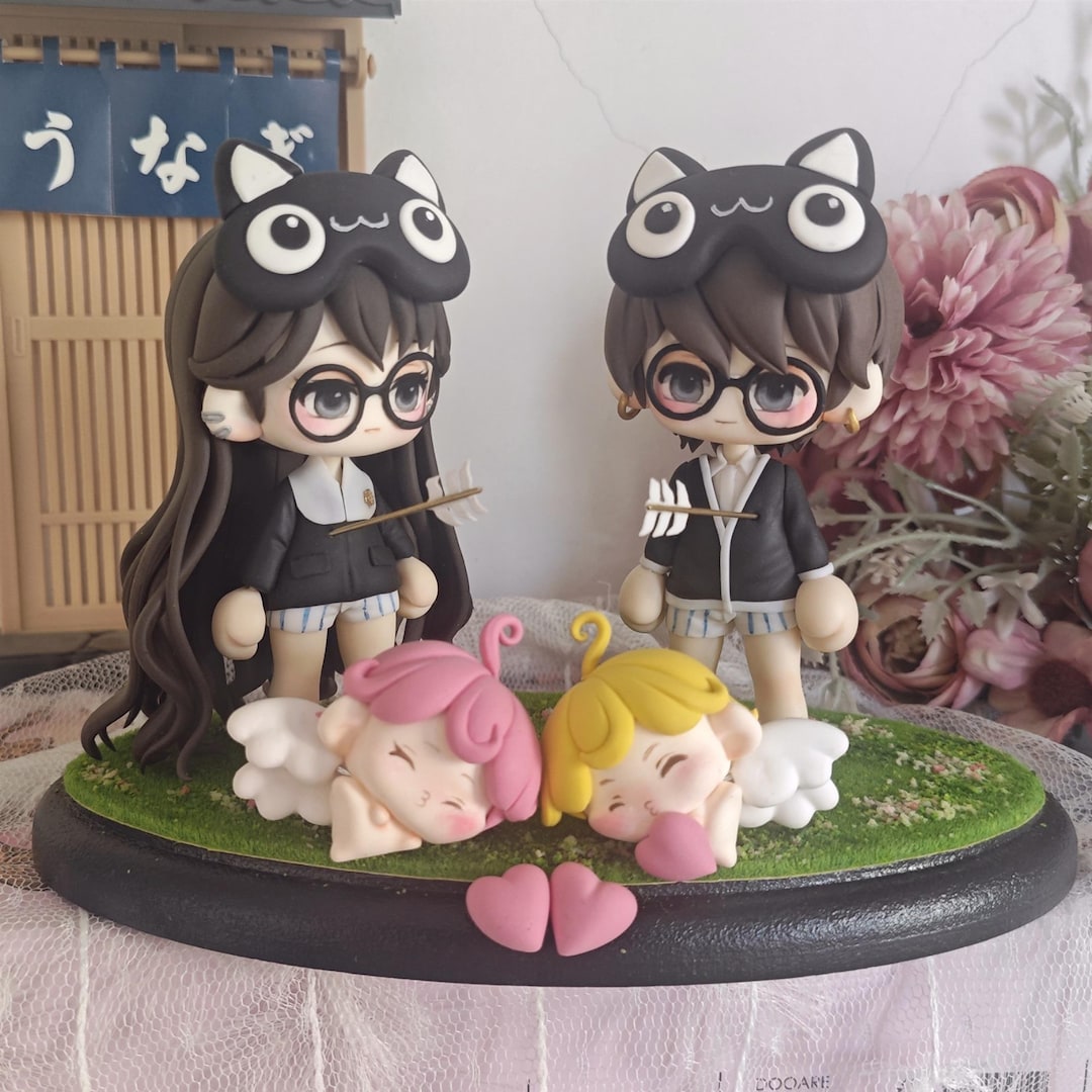 Custom Maplestory Couple Figurine, Wedding Cake Topper, Special ...