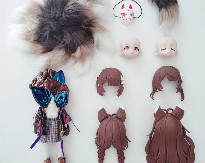 MADE to ORDER BJD, Ball Jointed Doll, Articulated Doll, Chibi Doll ...