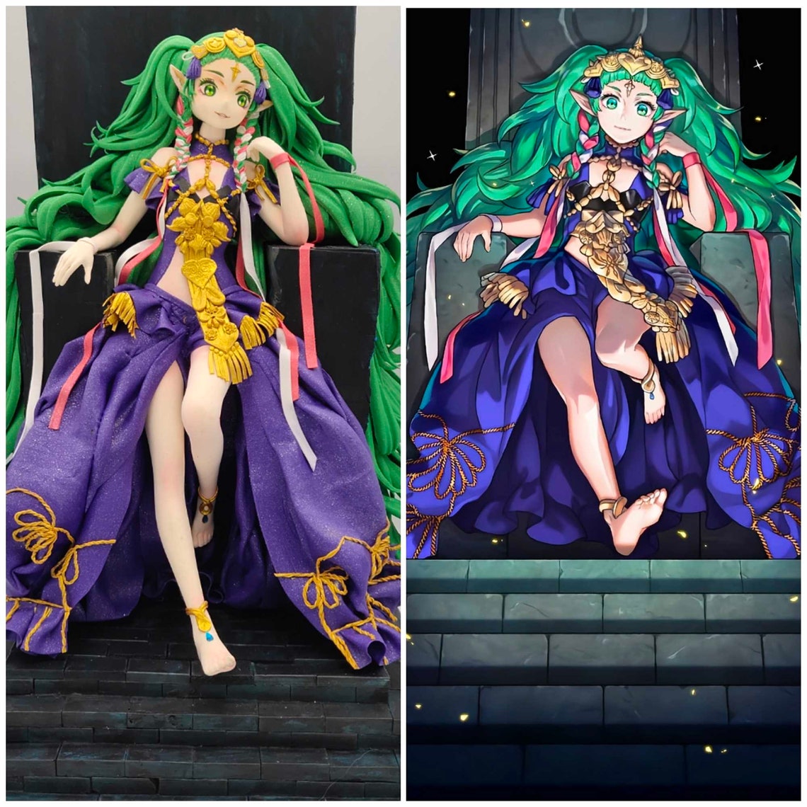 Handmade FE Sothis 1/7 Figure With Extremly Complex Hair and - Etsy