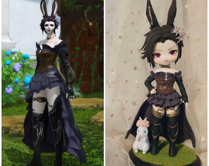 FFXIV Custom Character Statue - Etsy