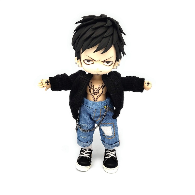 Custom Chibi Doll: Hand-drawn Tattoos, Obitsu 11 Body - Etsy