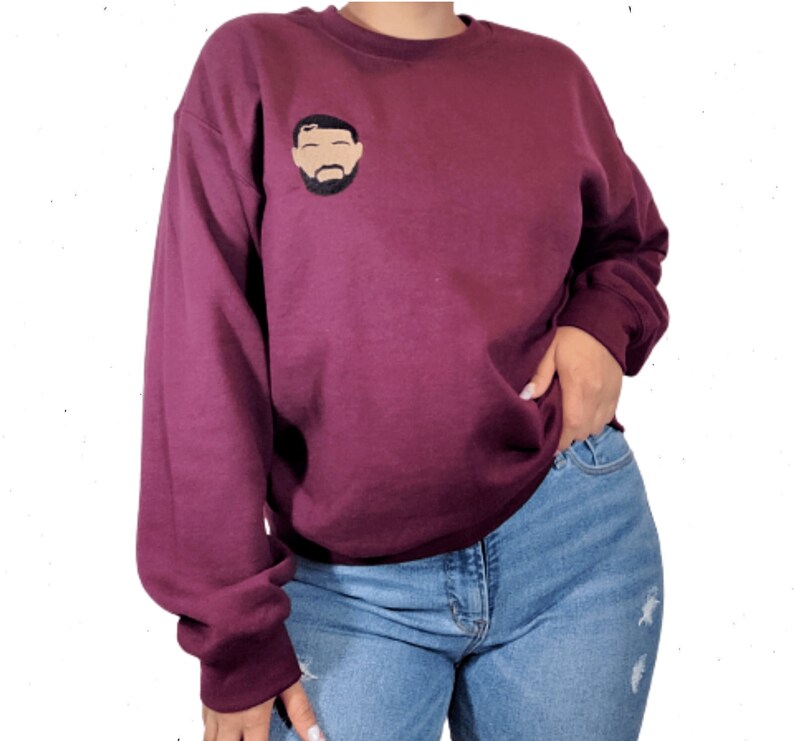 Drake Embroidered Sweatshirt, Loverboy Sweater, Drake Fan Embroidered ...