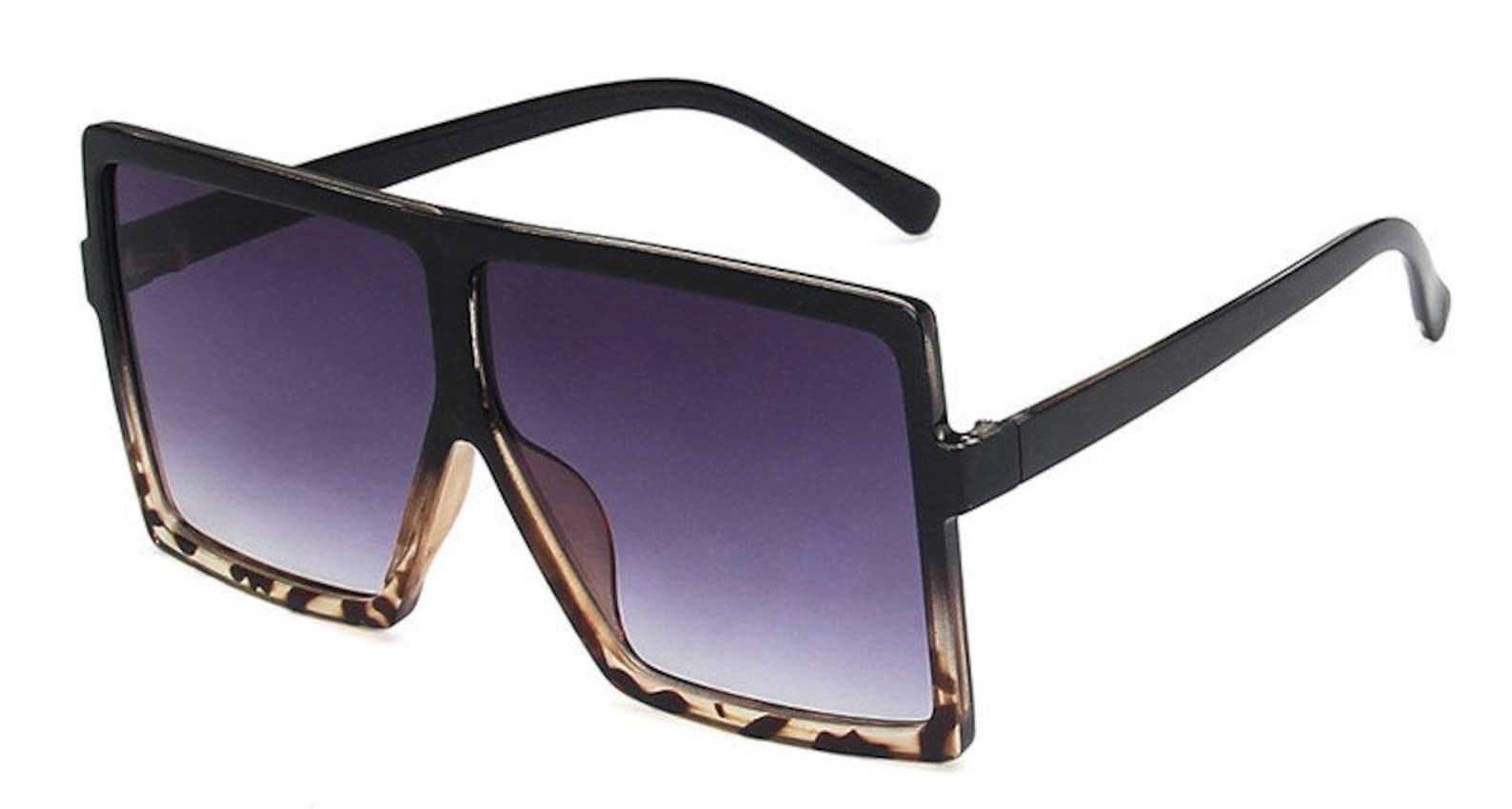 Big Square Frame Sunglasses Oversized Sunglasses Trendy - Etsy