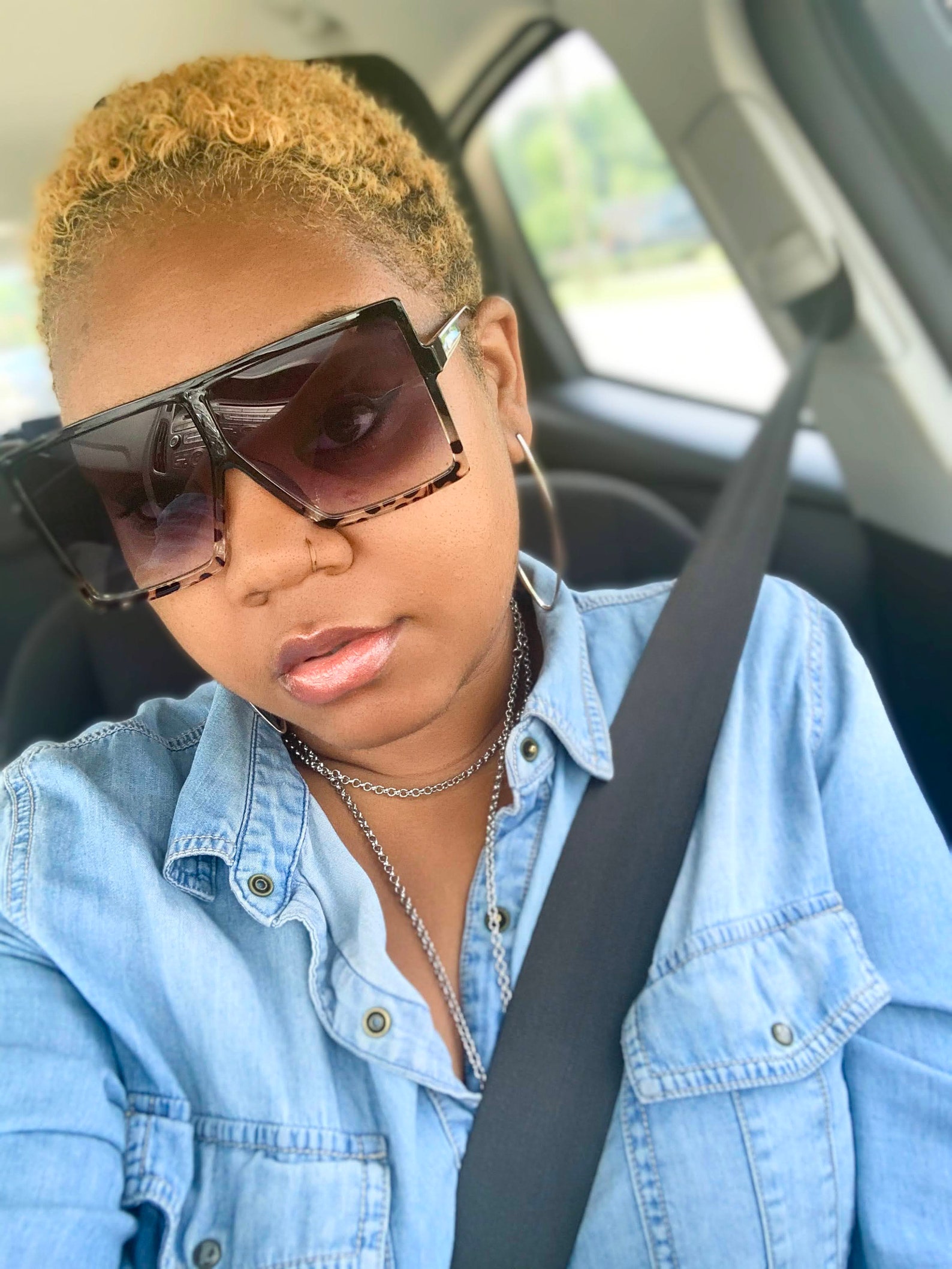 Big Square Frame Sunglasses Oversized Sunglasses Trendy - Etsy