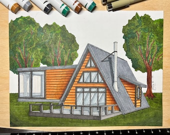 Hand Drawn Renderings - Etsy