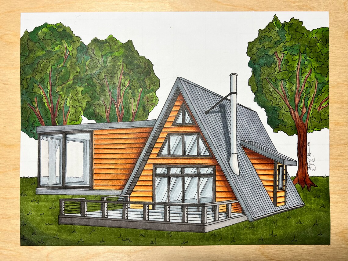 Bespoke Hand-drawn Home Drafting, Illustrations and Renderings - Etsy