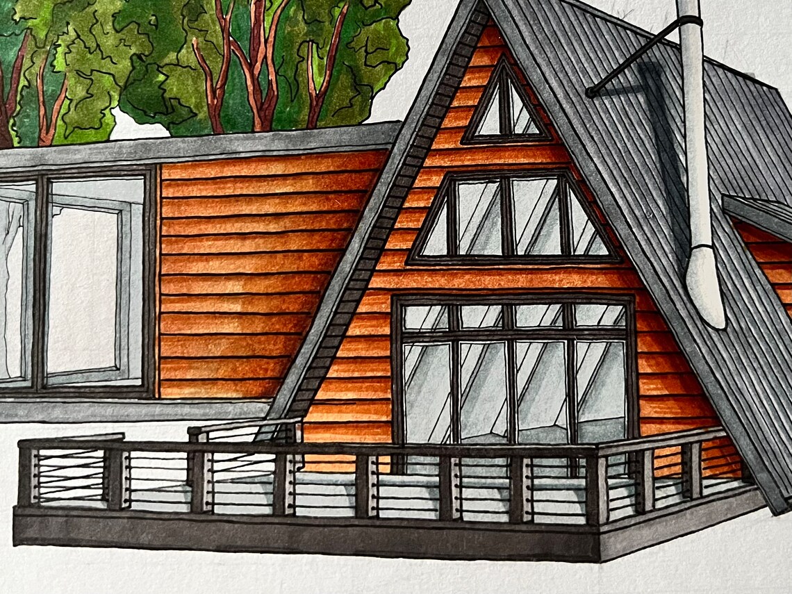 Bespoke Hand-drawn Home Drafting, Illustrations and Renderings - Etsy