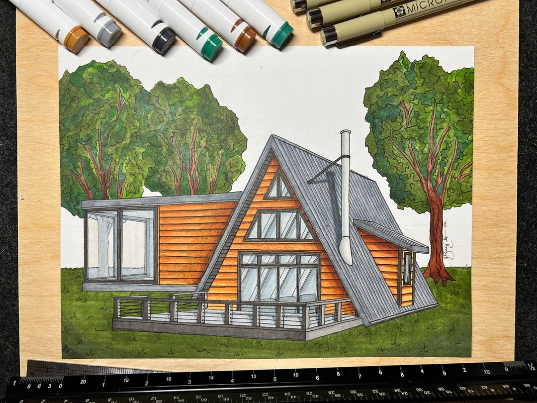 Bespoke Hand-drawn Home Drafting, Illustrations and Renderings - Etsy