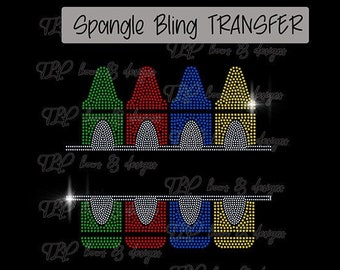 Crayon Iron on Transfer - Etsy