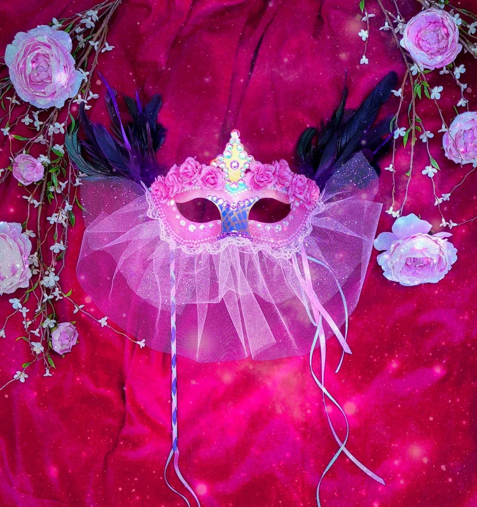 Princess Masquerade Masks - Etsy