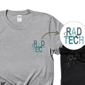 Custom RAD Tech Shirt Radiologic Xray Technologist Shirt Radiology ...