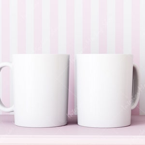 Mug Mockup Blank White Glass Cup Mockup Styled Stock - Etsy