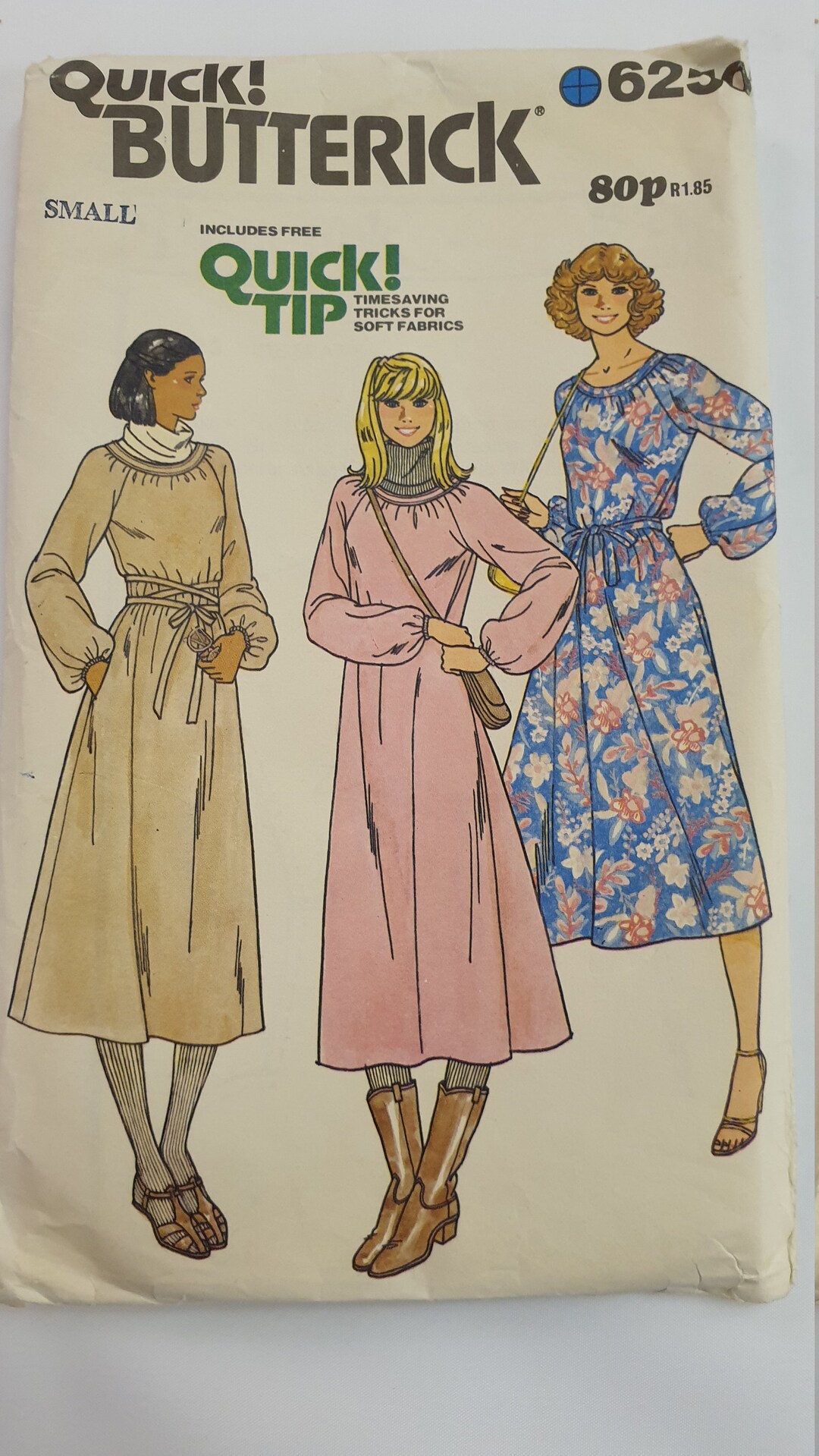 Vintage Butterick Quick Pattern 6250 - Etsy