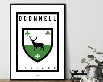 Mcdonnell irish Origin Family Crest Print - Etsy
