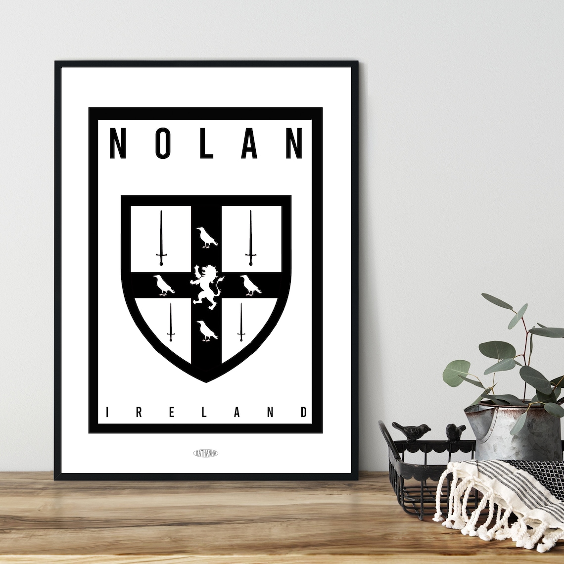 NOLAN Family Coat of Arms | Etsy