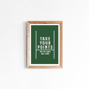 IRISH PRINT - "take Your Points, and the Goals Will Come" - Irish GAA ...
