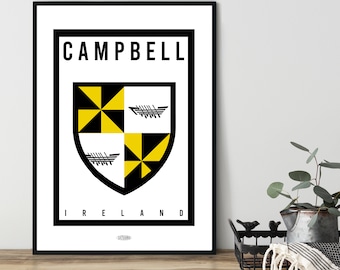 Mcdonnell irish Origin Family Crest Print - Etsy