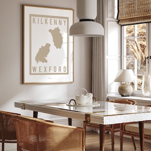 CUSTOM Duo Maps Print - Etsy UK