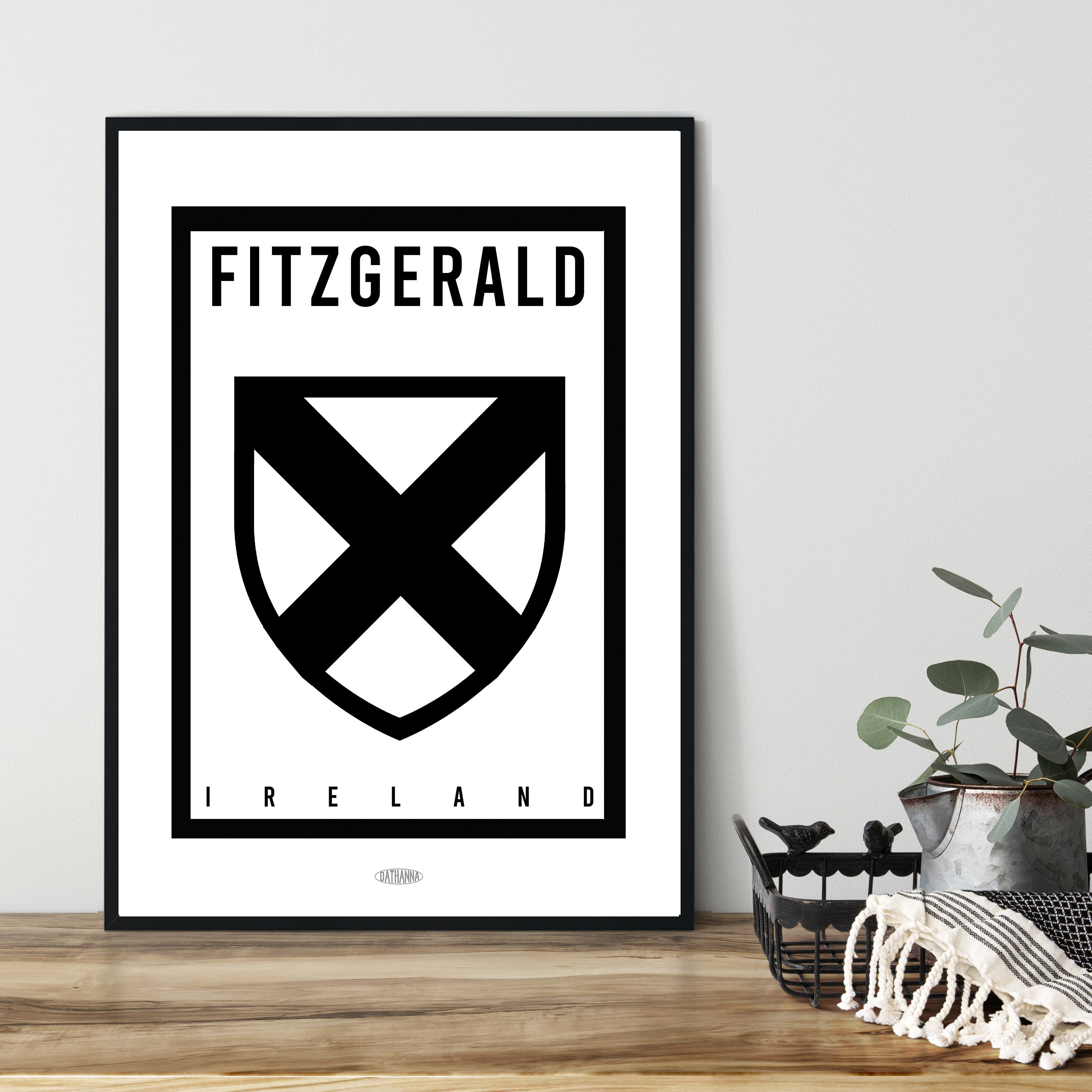 FITZGERALD Family Coat of Arms | Etsy