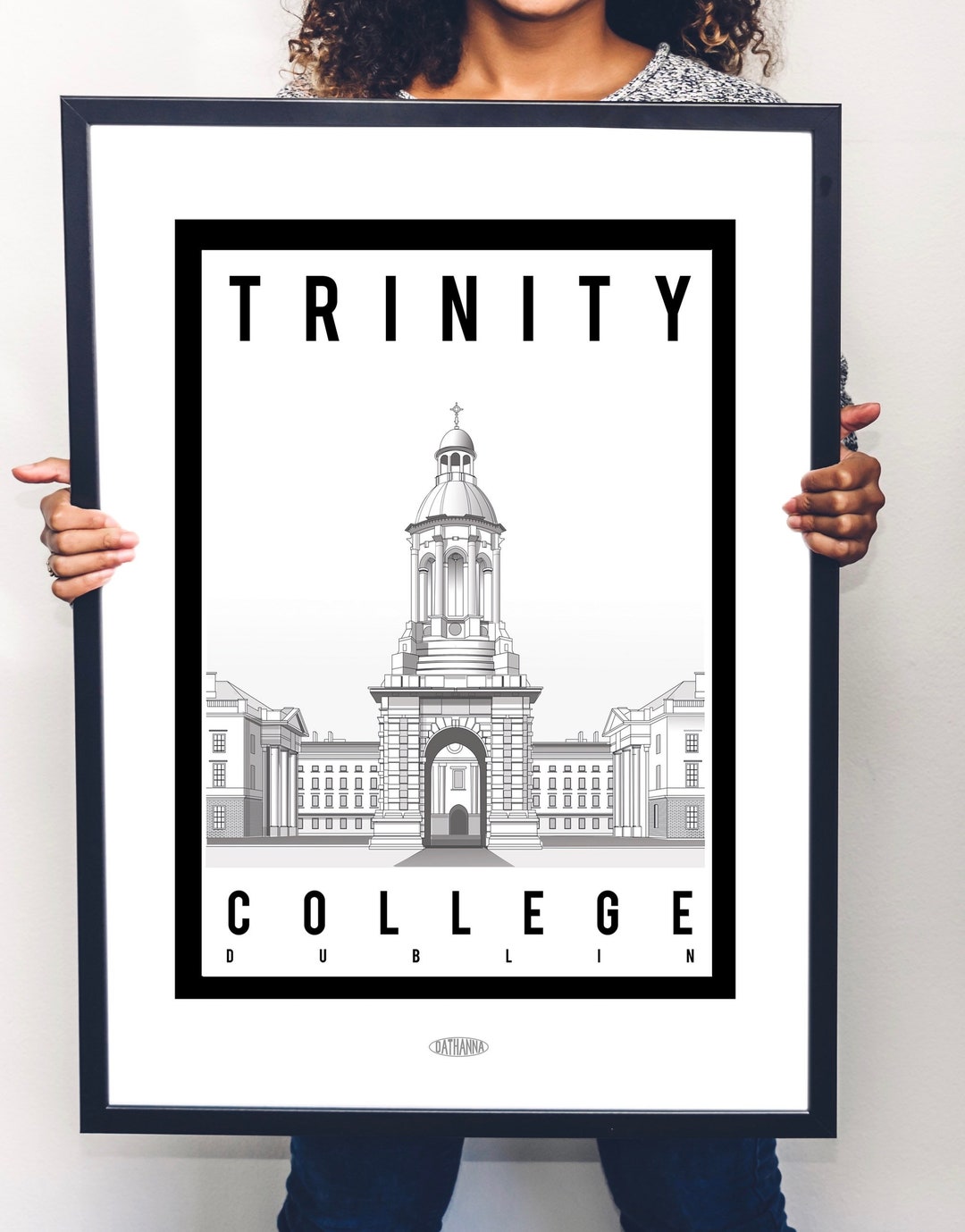 Trinity College Dublin. Large Print, Dublin Landmark - Etsy