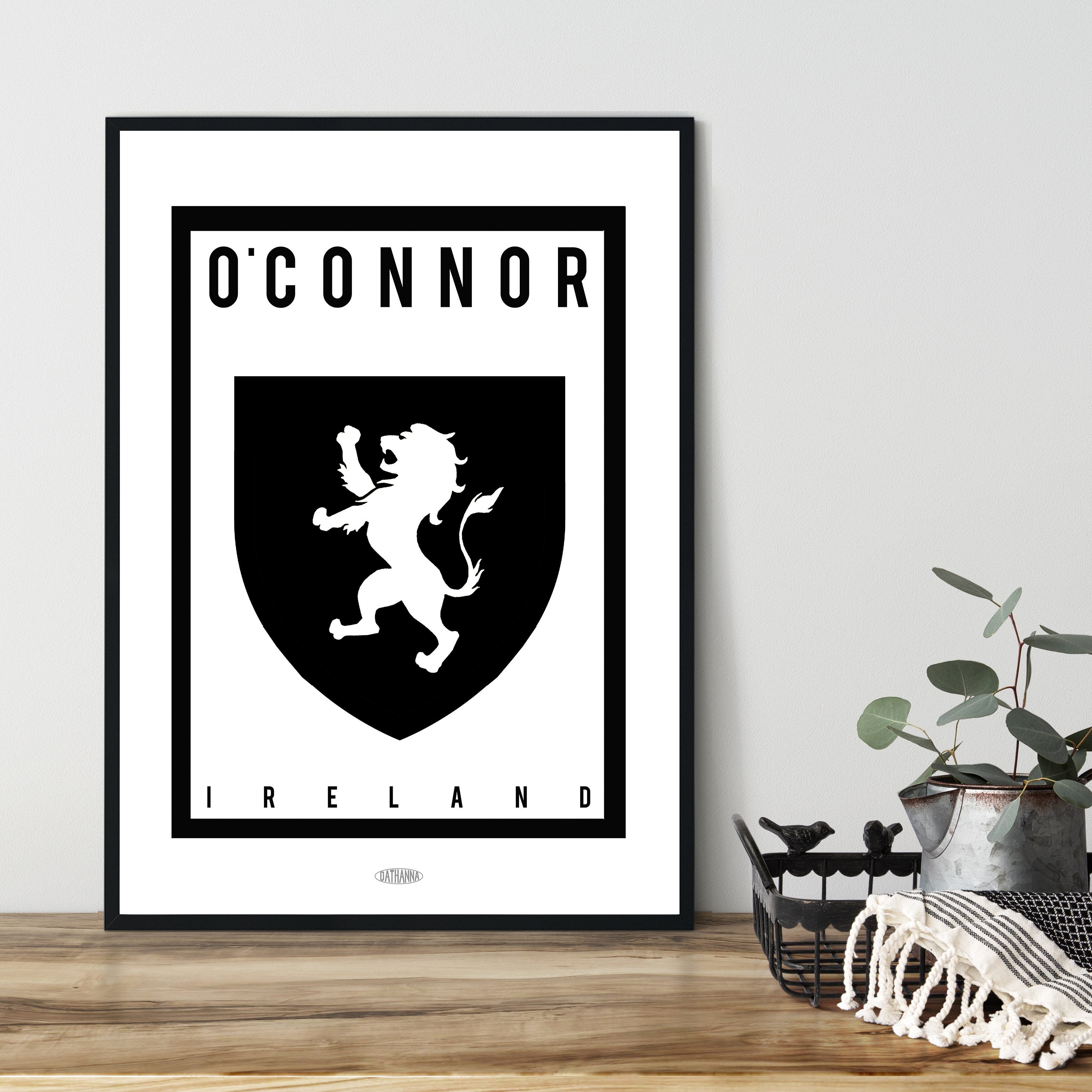O'CONNOR Family Coat of Arms | Etsy