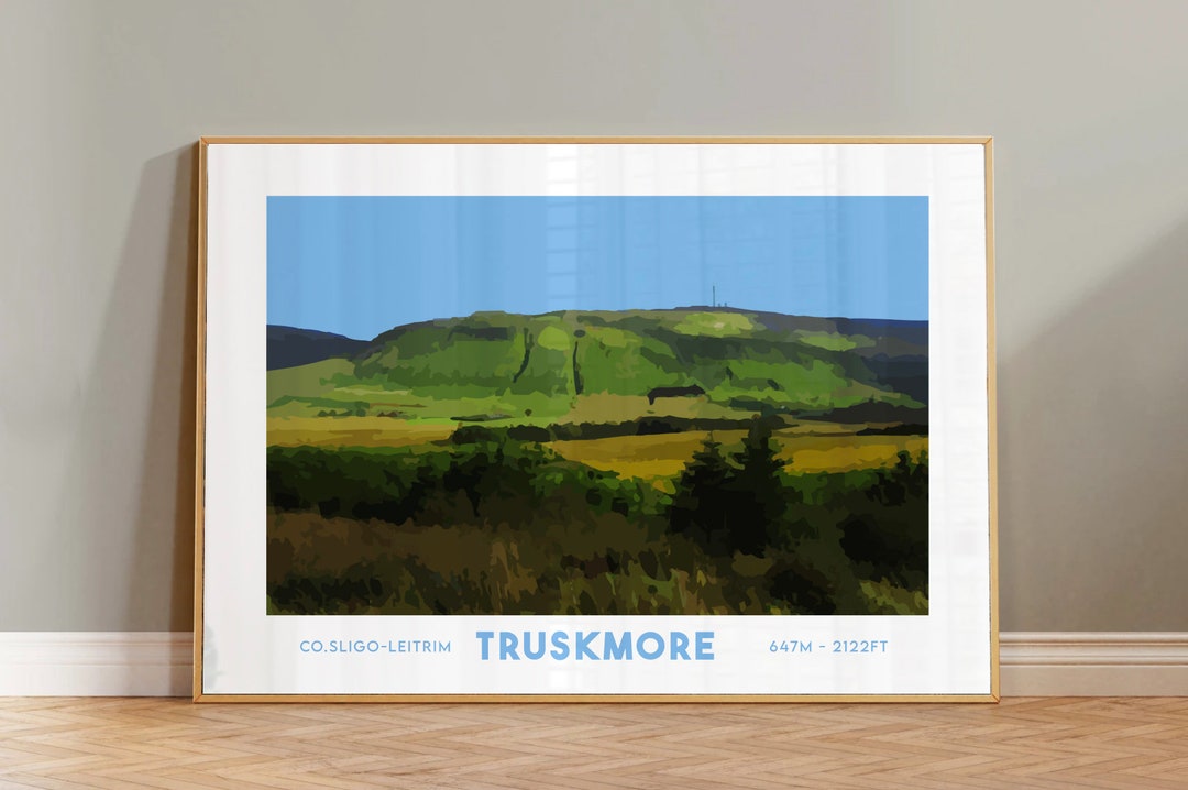 Montanha Truskmore - pico mais alto do condado de Sligo e Leitrim ...