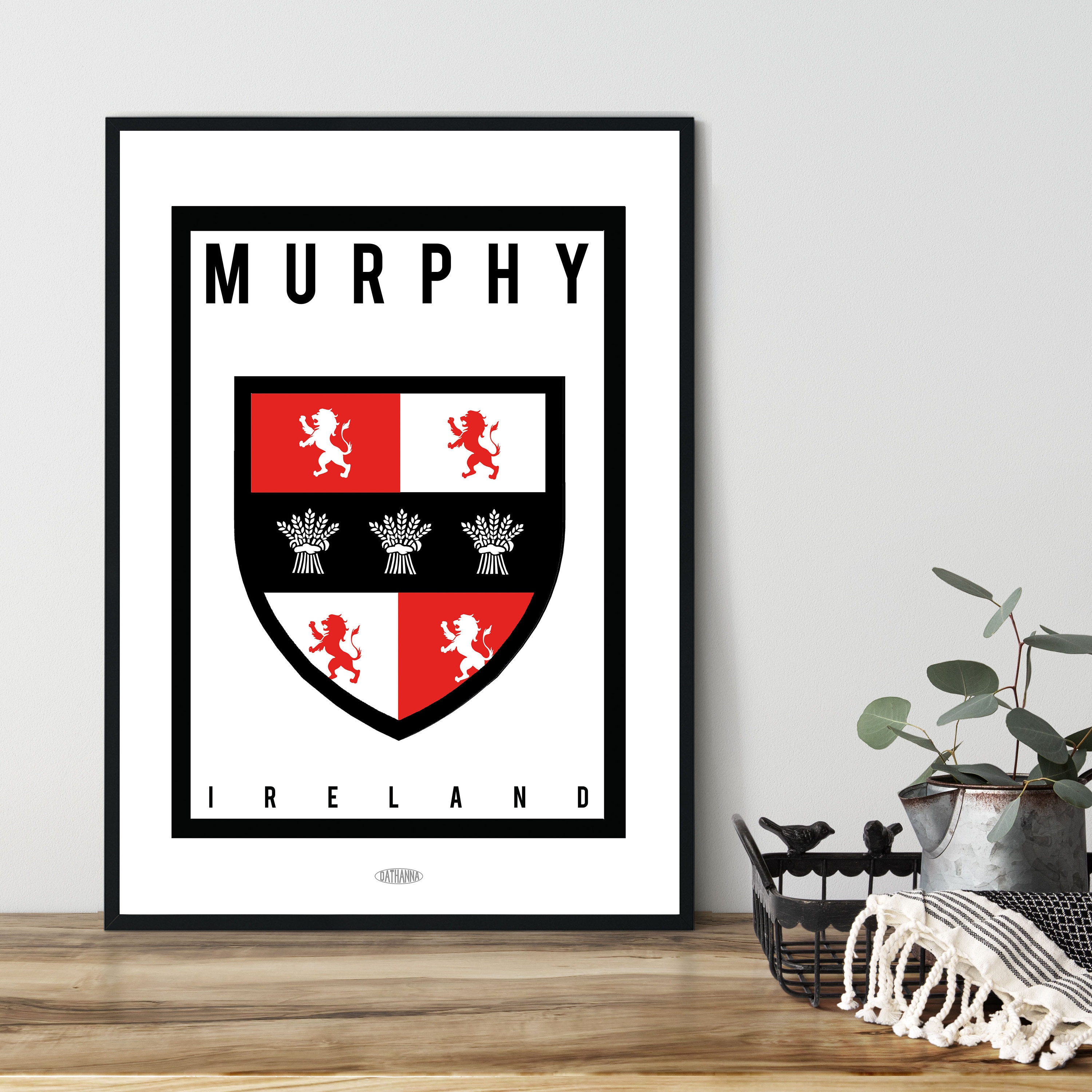 MURPHY Family Coat of Arms | Etsy