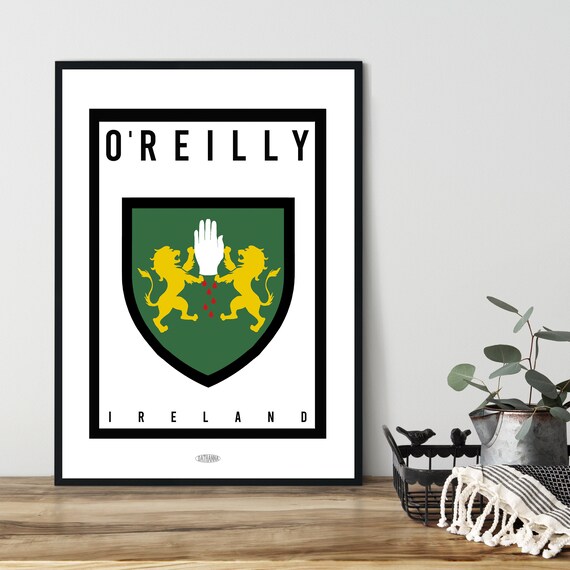 O'REILLY Family Coat of Arms | Etsy