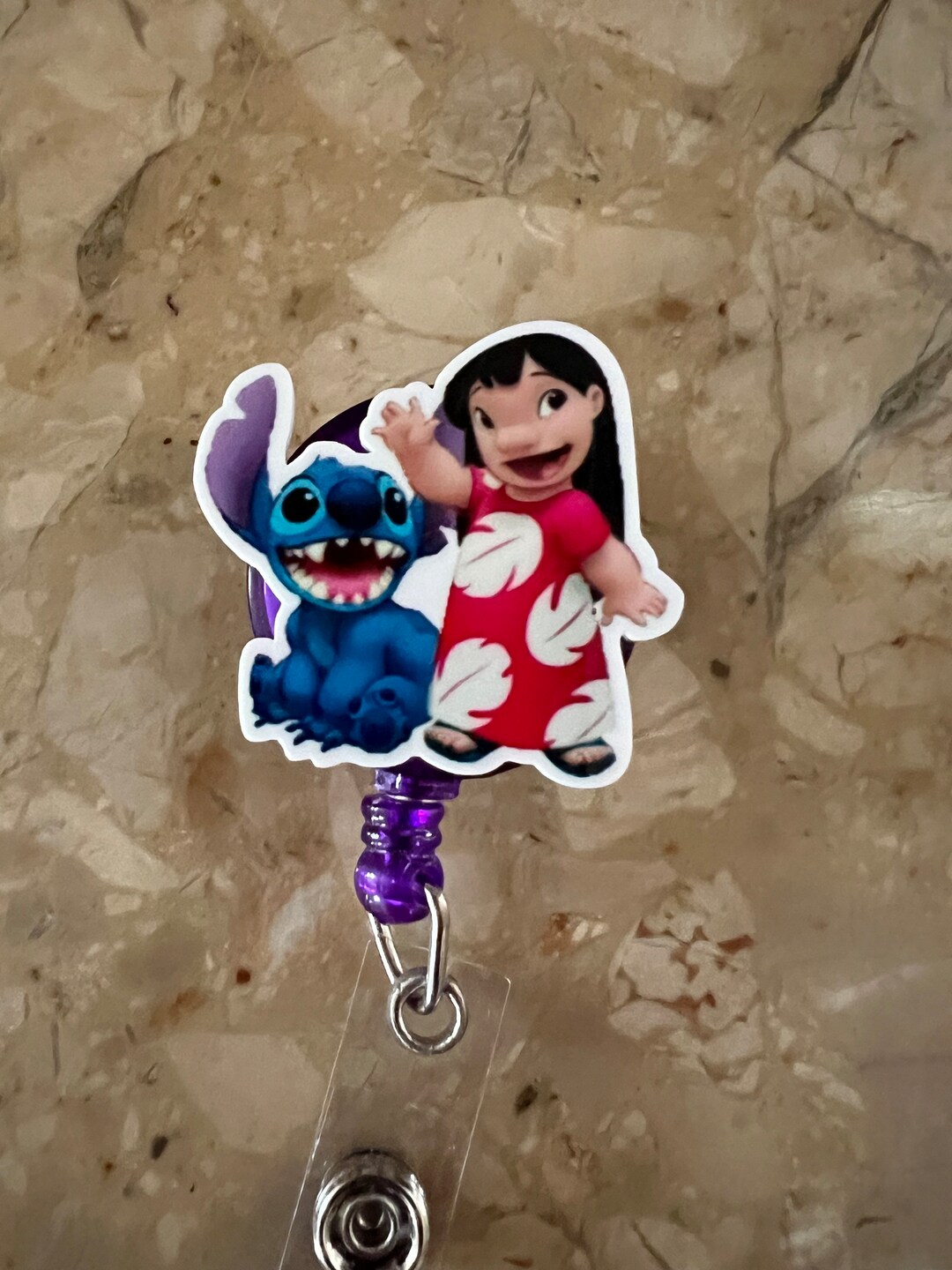 Lilo & Stitch Badge Reel - Etsy