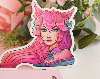 Chibi Spirit Blossom Ahri Sticker | League of Legends | Lol Stickers ...