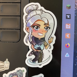 Chibi Jett - Valorant - Etsy