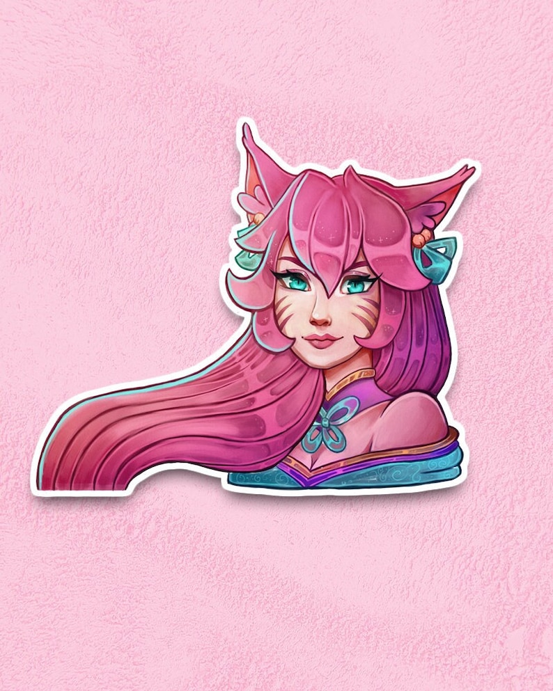 Spirit Blossom Ahri Sticker - Etsy
