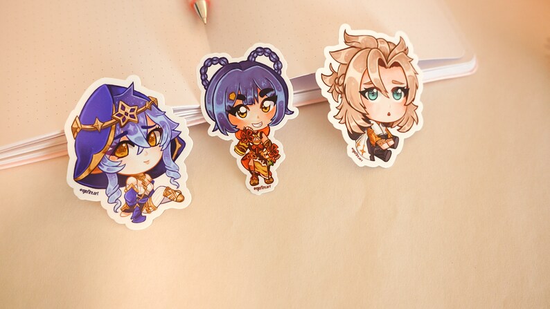 Layla Genshin Impact Chibi Sticker - Etsy