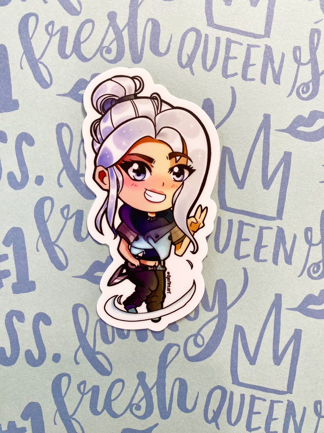 Chibi Jett - Valorant - Etsy