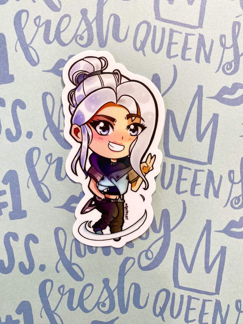 Chibi Jett - Valorant - Etsy