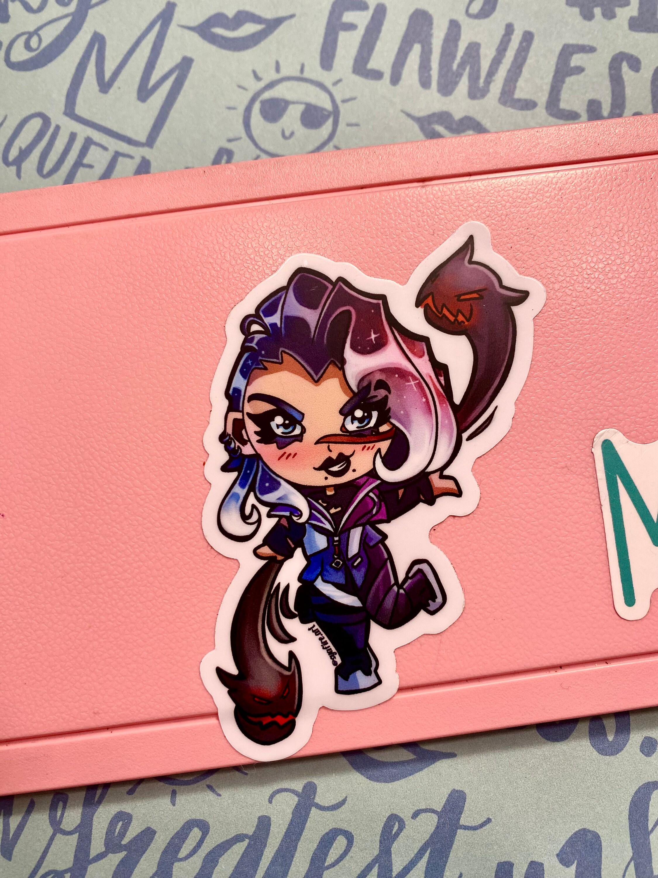 Chibi Fade - Valorant - Etsy