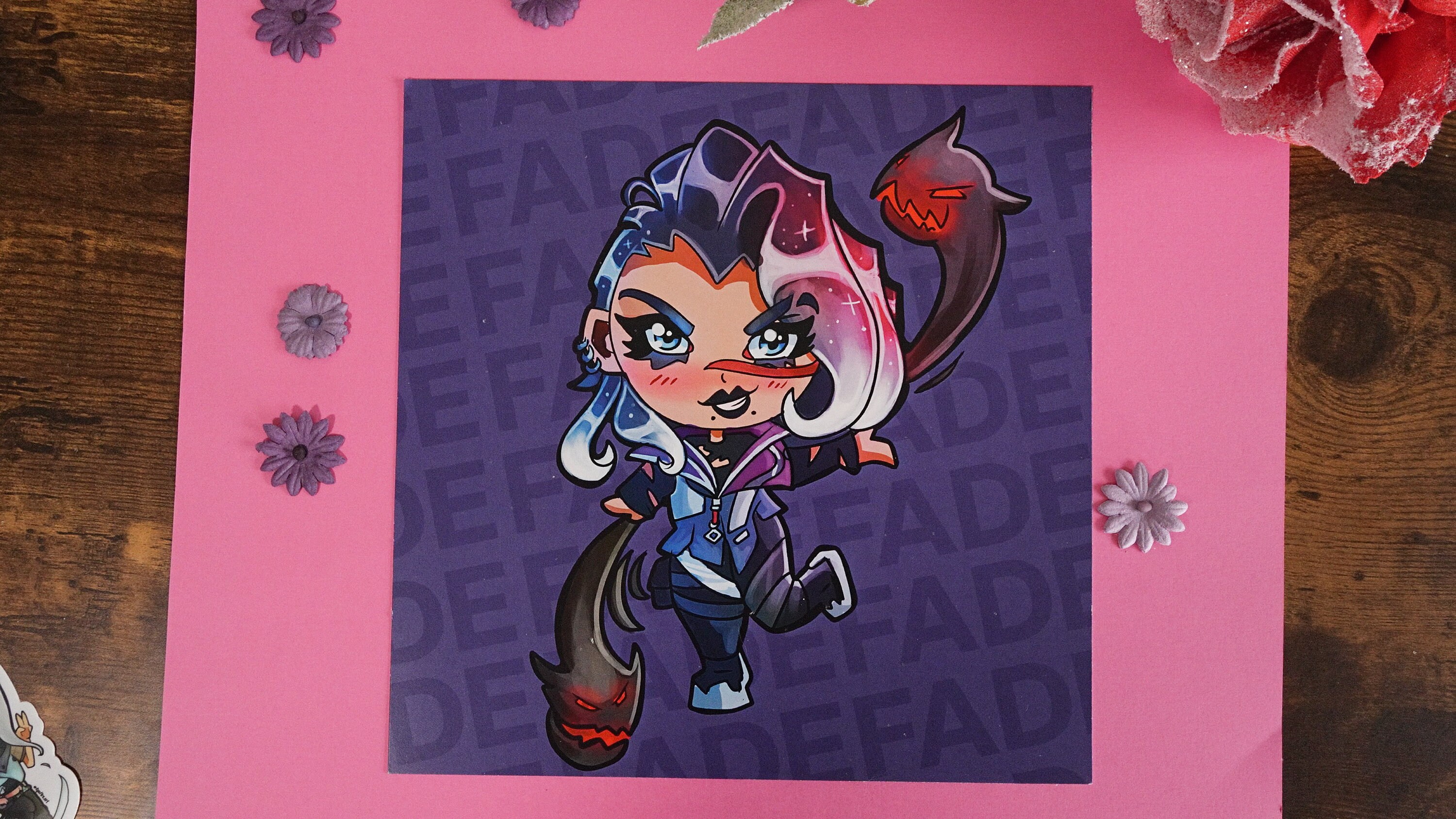 Fade Chibi Print - Etsy