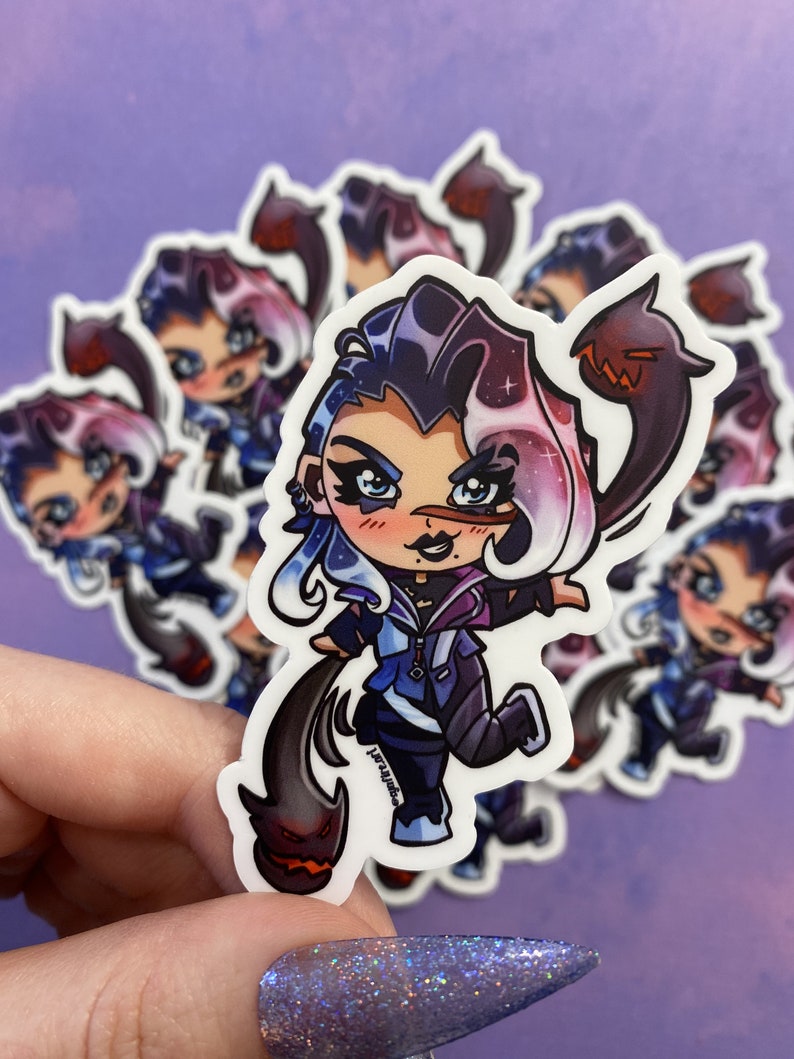 Chibi Fade - Valorant - Etsy