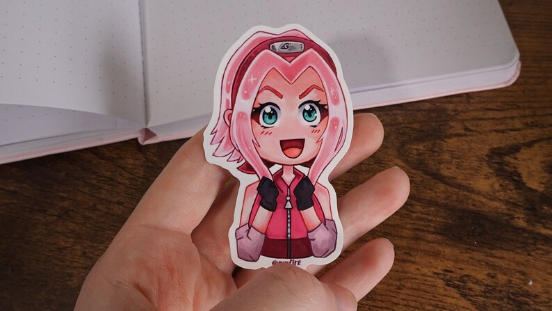 Sakura Chibi Sticker Naruto - Etsy