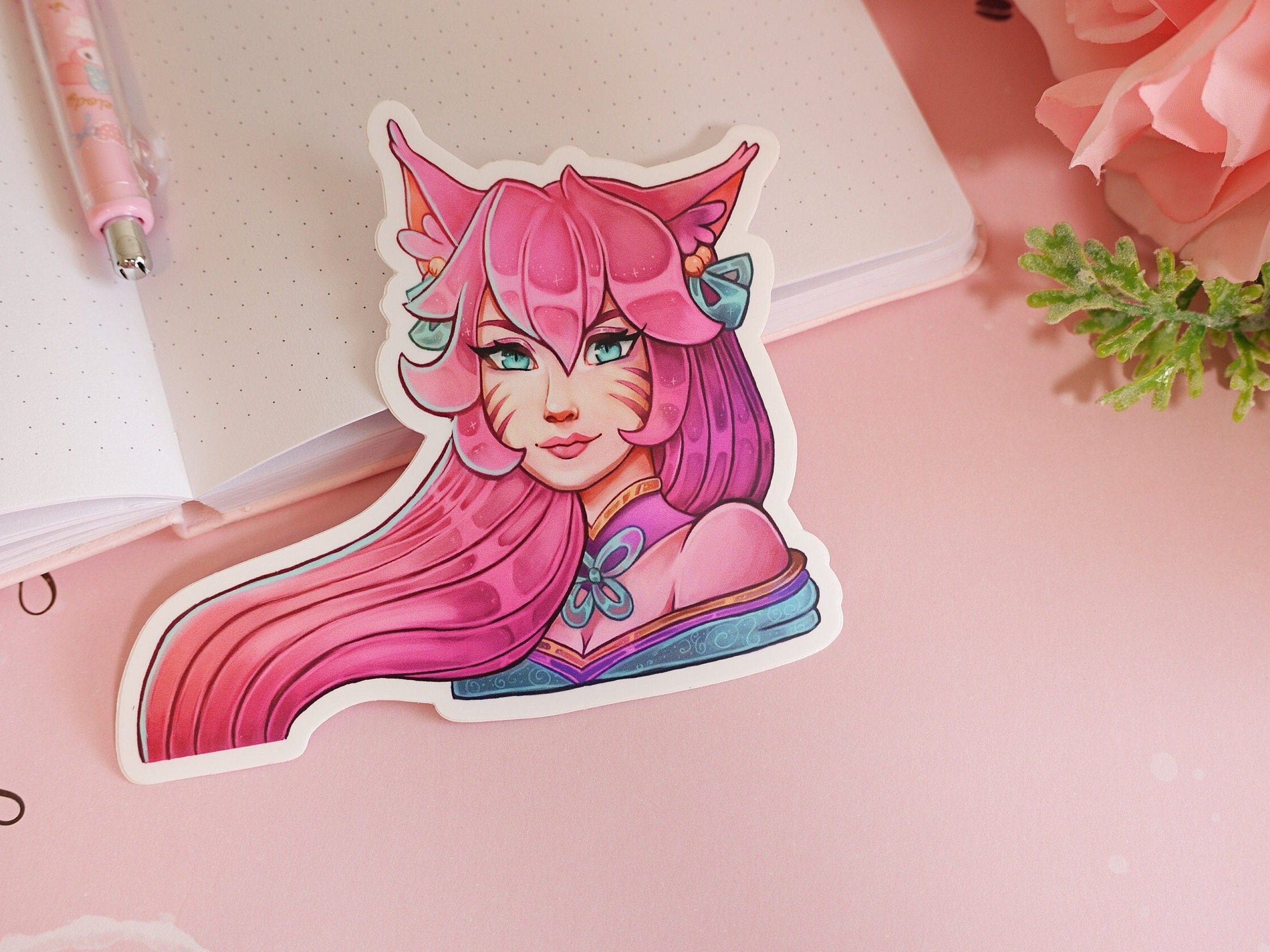 Spirit Blossom Ahri Sticker - Etsy