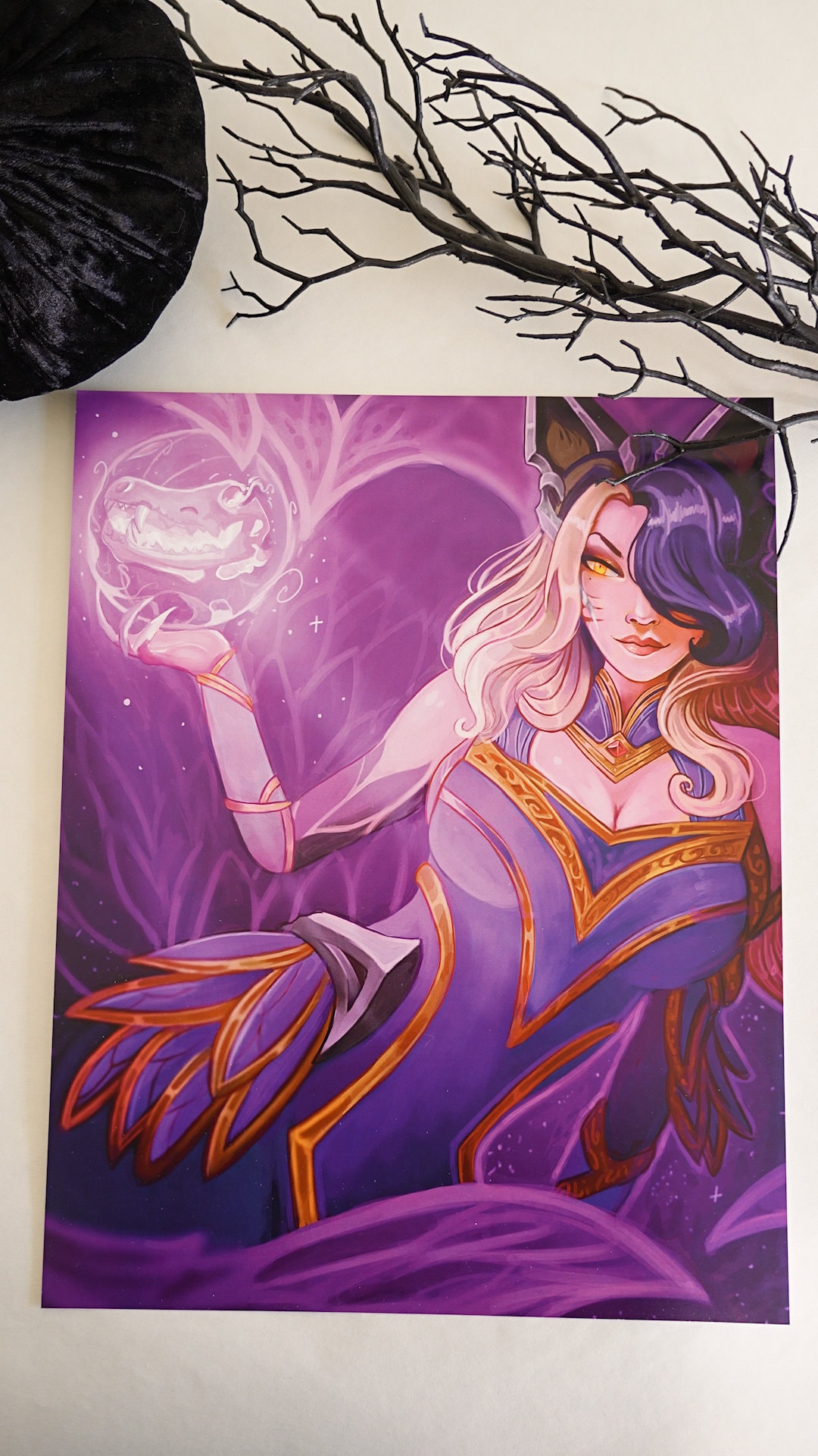 Coven Ahri Fan Art - Etsy
