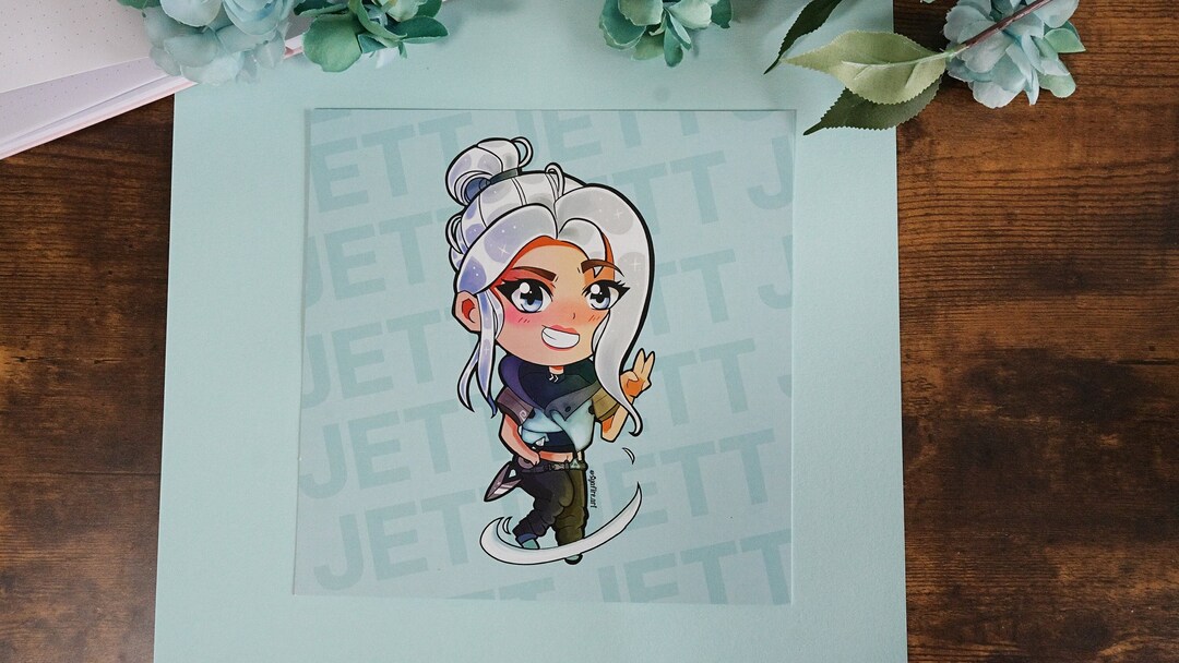 Jett Chibi Print - Etsy