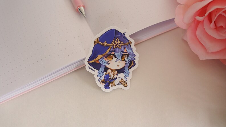 Layla Genshin Impact Chibi Sticker - Etsy