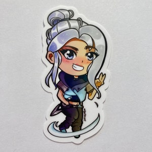 Chibi Jett - Valorant - Etsy